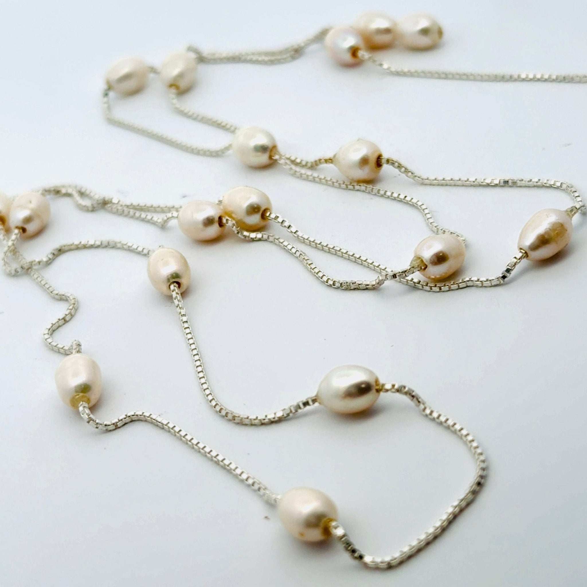 Floating Pearl Necklace | Desiderate Jewellery