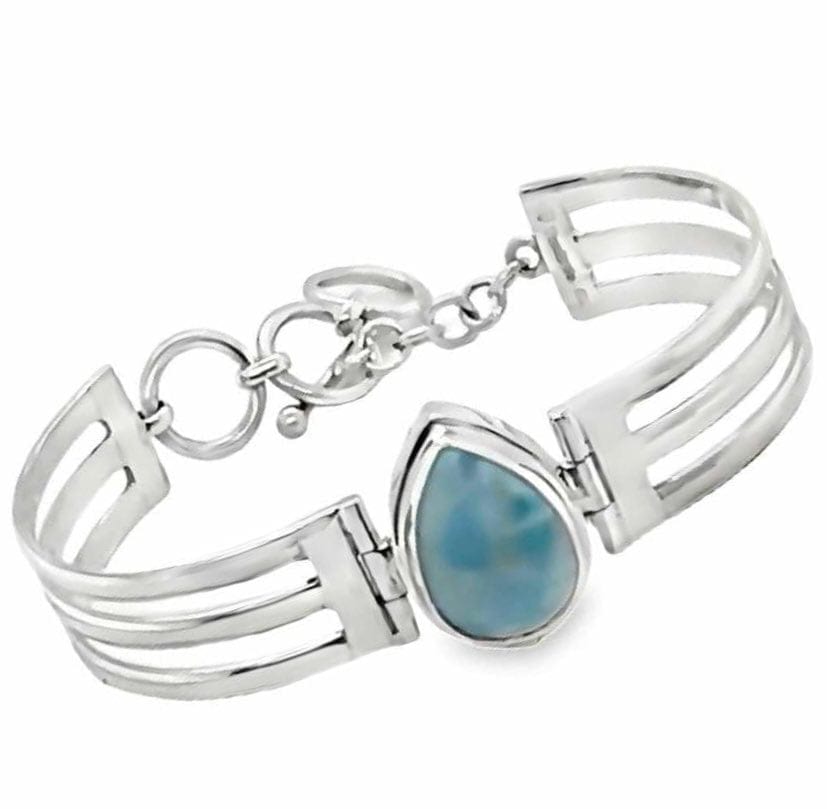 larimar-mahtava-bracelet-sterling-silver-handcrafted - Desiderate